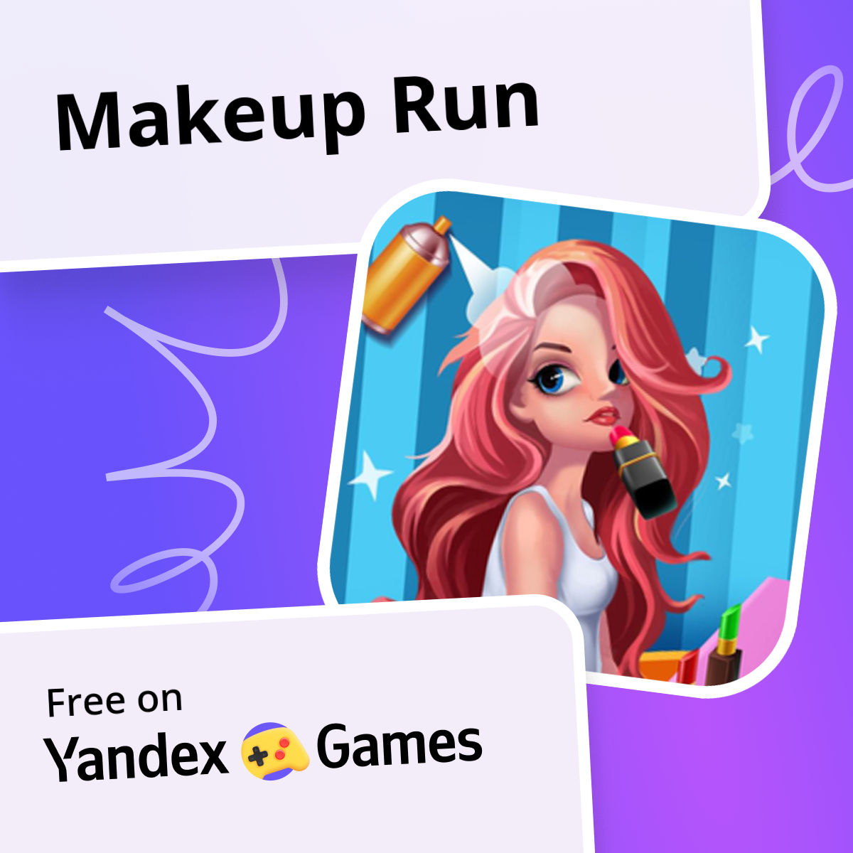 Makeup Run (by Habby) - play online for free on Yandex Games