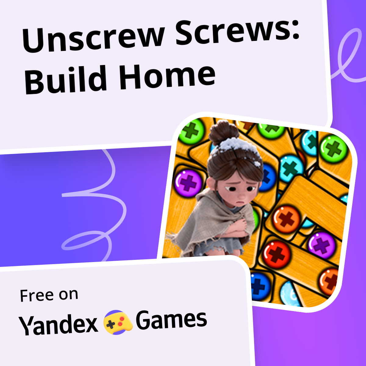 Unscrew Screws: Build Home - play online for free on Yandex Games