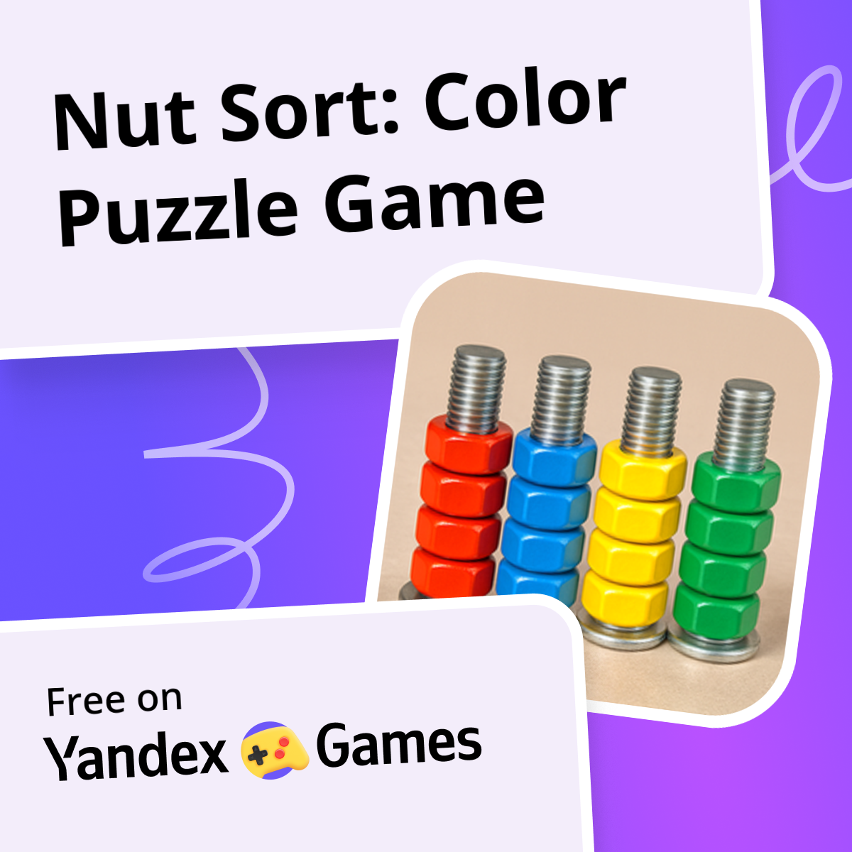 Nut Sort: Color Puzzle Game - play online for free on Yandex Games