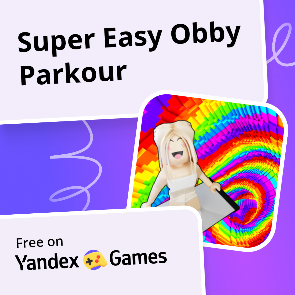 Super Easy Obby Parkour - שחקו בחינם ברשת ב-Yandex Games