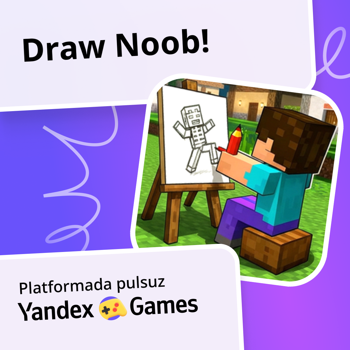 Draw Noob! (knedge adlı tərtibatçıdan) - Yandex Games xidmətində pulsuz ...