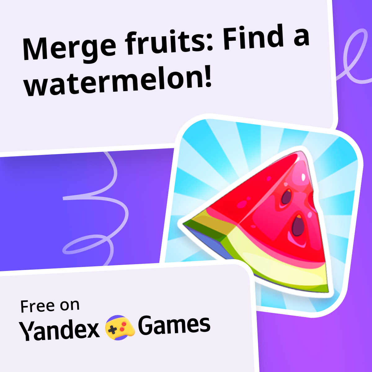 Merge fruits: Find a watermelon! (by hyper.mighty.games) - play online ...