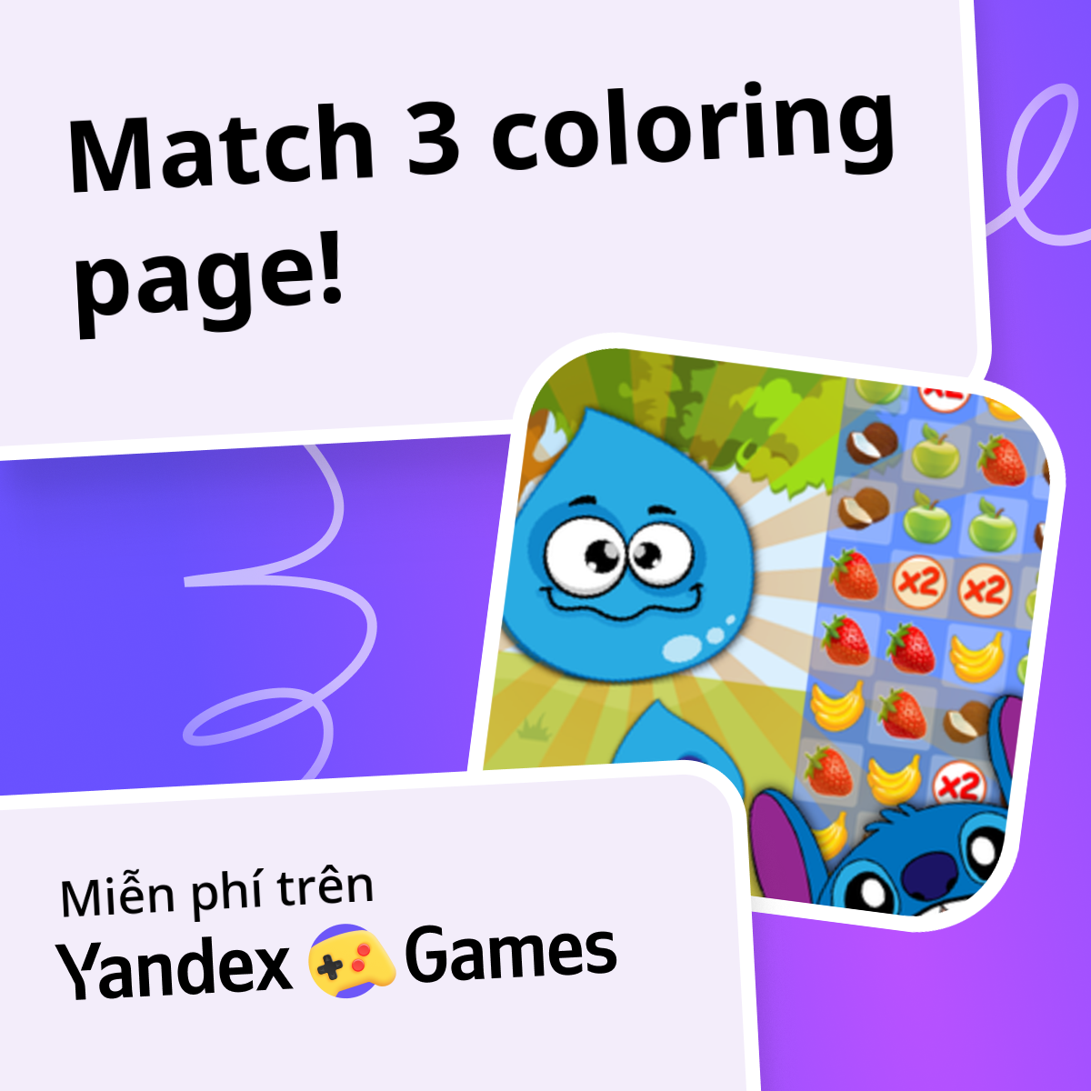 Match 3 coloring page! (bởi NewNSoft) - chơi trực tuyến miễn phí trên ...