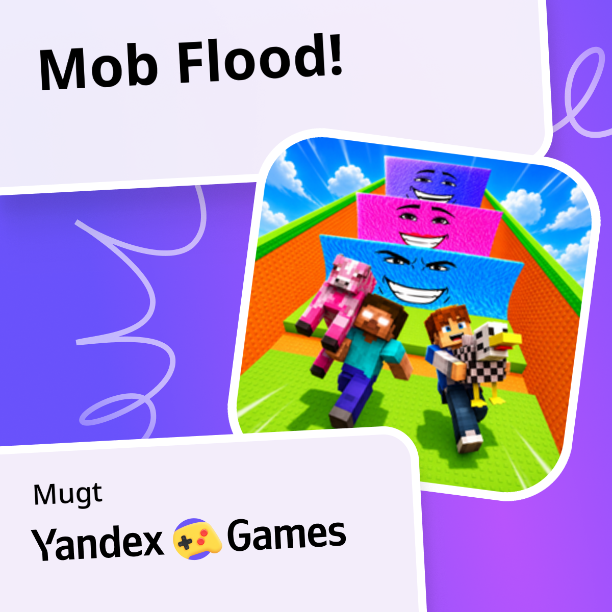 Escape Tsunami - Save the Brainrot-Mine Mobs! - Ýandeks Oýunlar ...