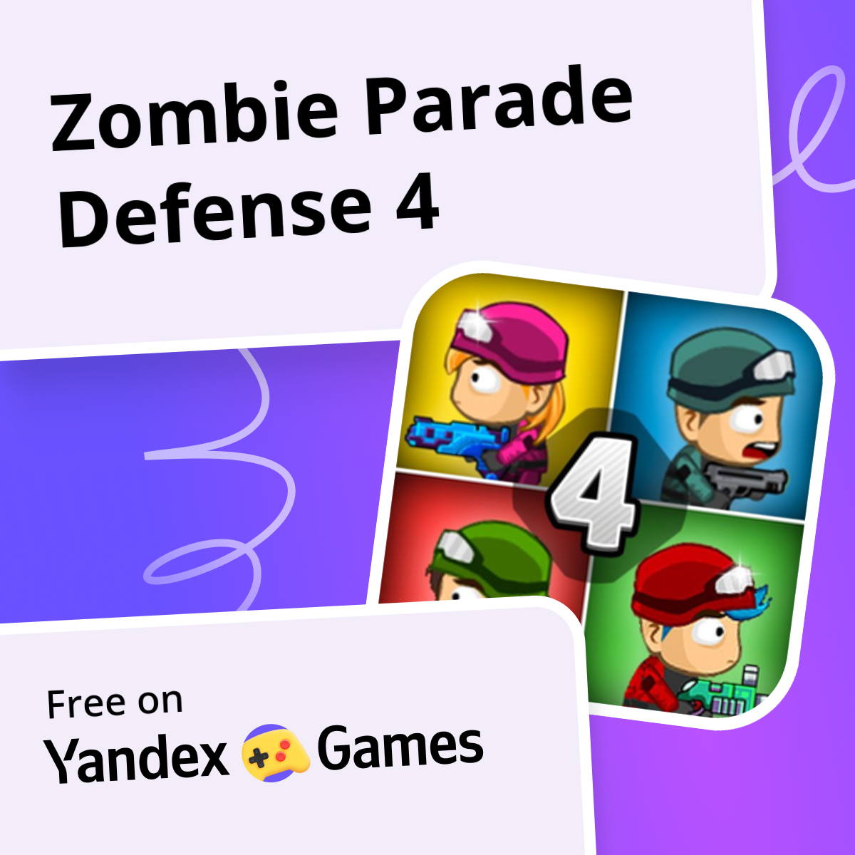 Zombie Parade Defense 4 - play online for free on Yandex Games
