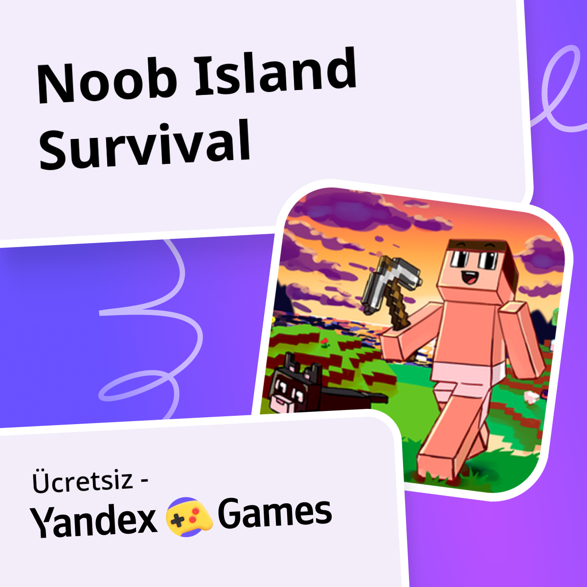 Noob Island Survival (S22 igry'den) - Yandex Games servisinde ücretsiz ...