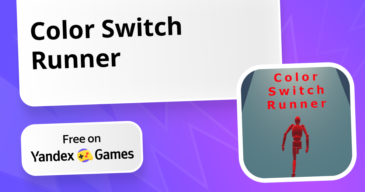Color Switch Runner (Mzamat'den) - Yandex Games servisinde ücretsiz ...