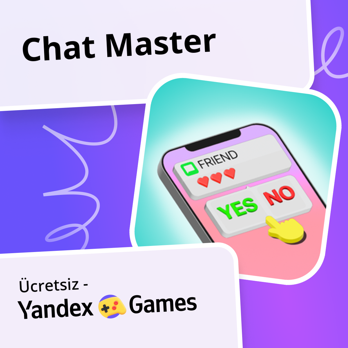 Chat Master - oynayın Yandex Games üzerinde ücretsiz çevrimiçi
