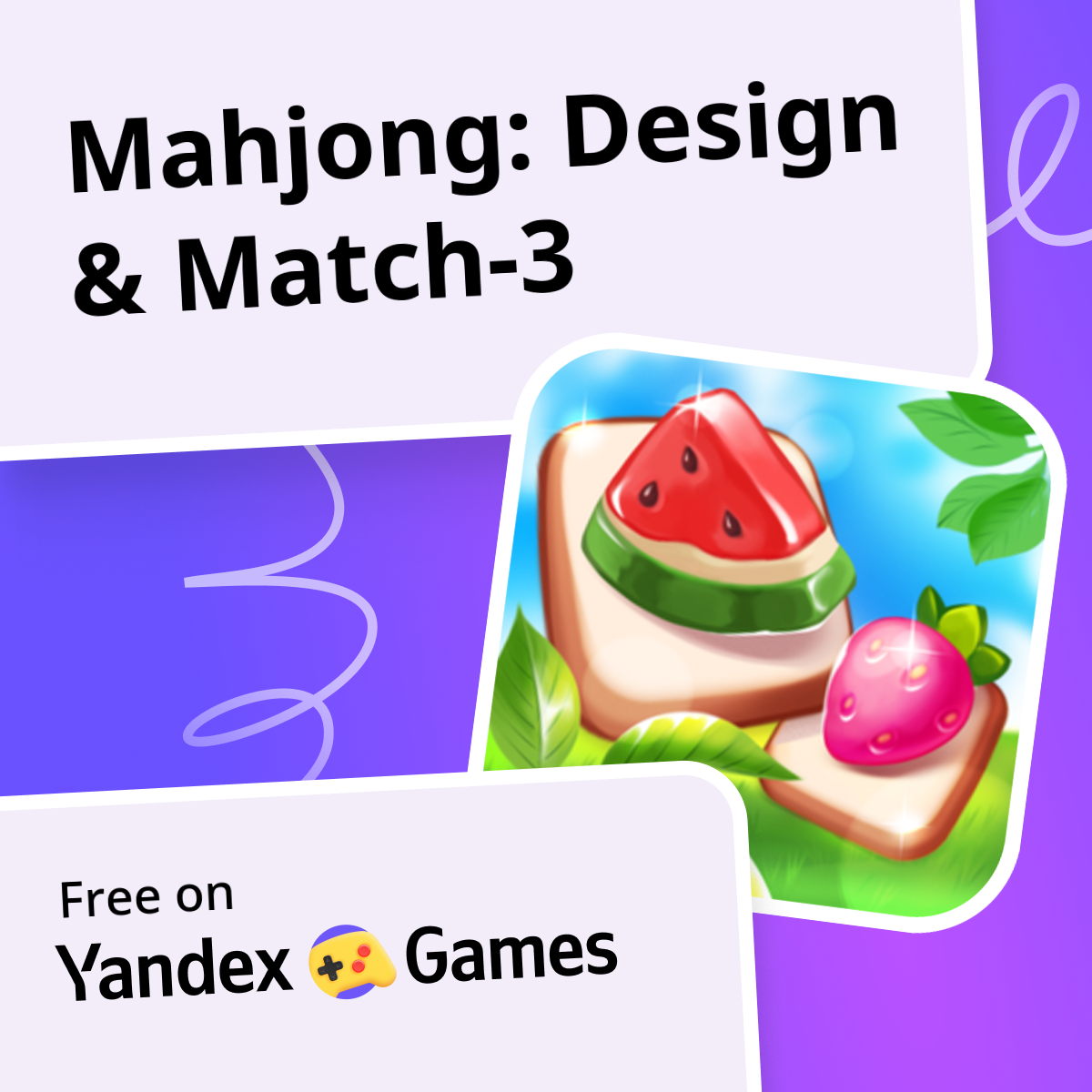 Mahjong: Design & Match-3 - play online for free on Yandex Games