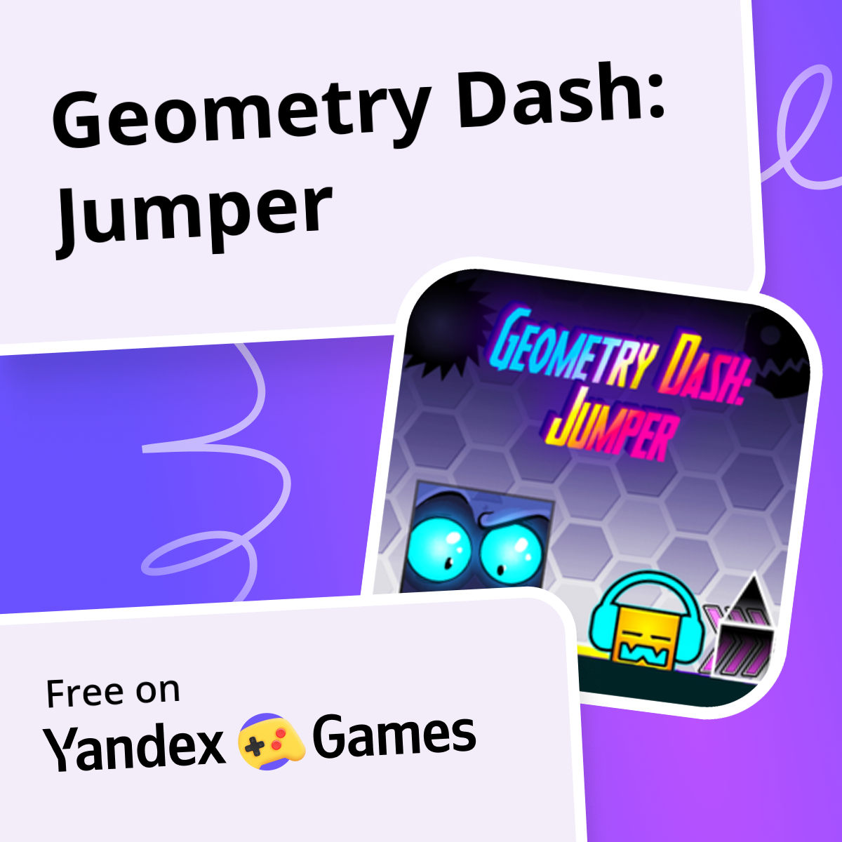 Geometry Dash: Jumper (by forlisq) - play online for free on Yandex Games
