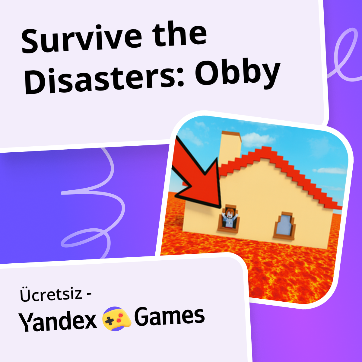 Obby: Disaster Survival (liss48'den) - Yandex Games servisinde ücretsiz ...