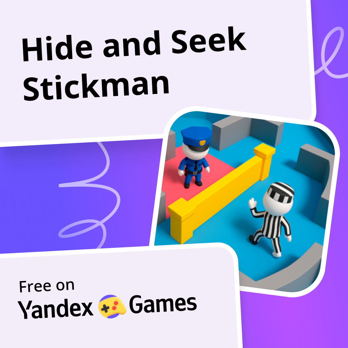 Hide and Seek Stickman (by MirraGames) - play online for free on Yandex ...