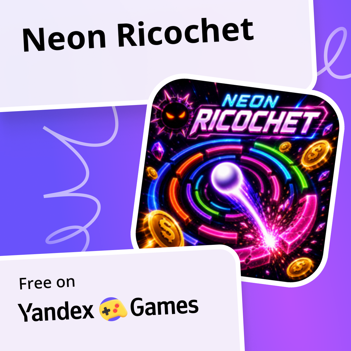 Neon Ricochet - play online for free on Yandex Games