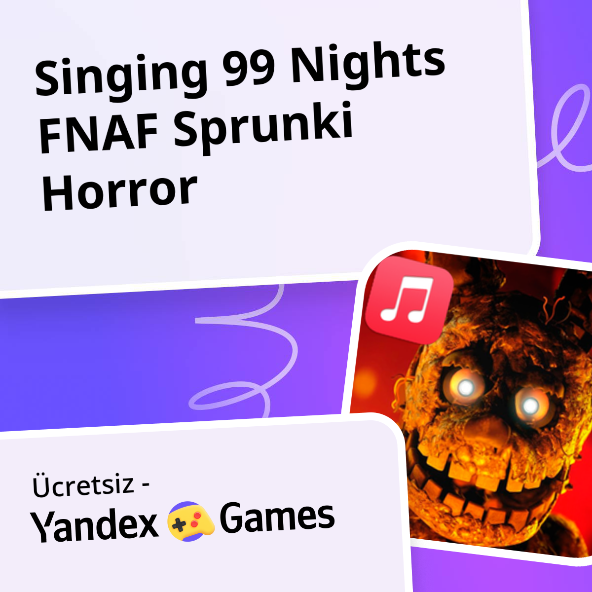 Singing 99 Nights FNAF Sprunki Horror (Prosto Games'den) - Yandex Games ...