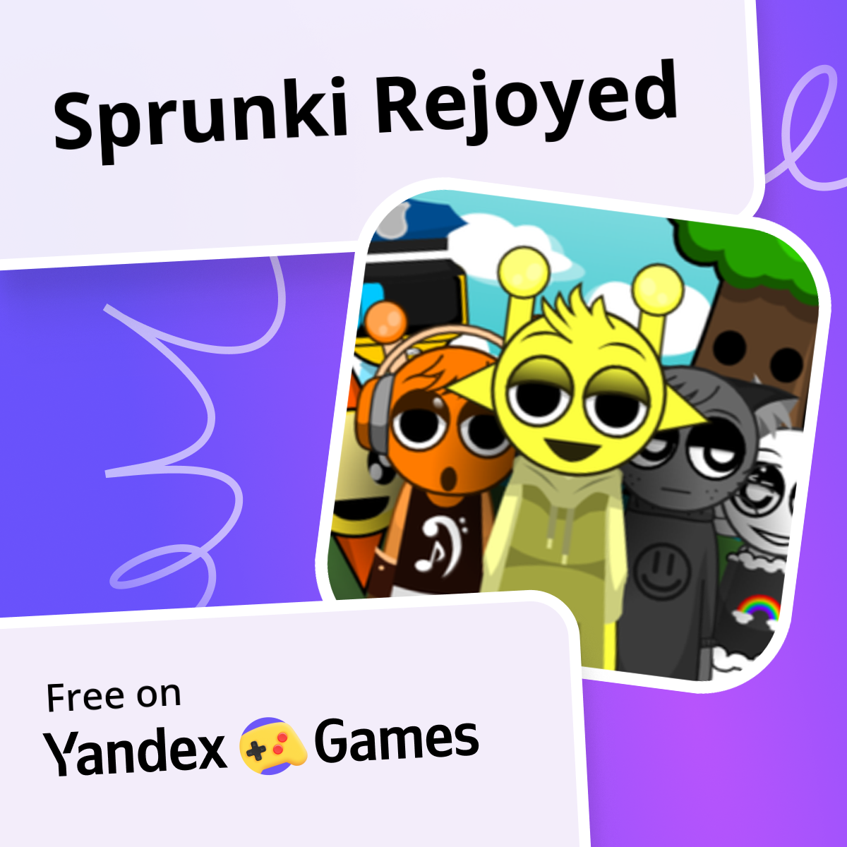 Sprunki Rejoyed (by G.O.) - play online for free on Yandex Games