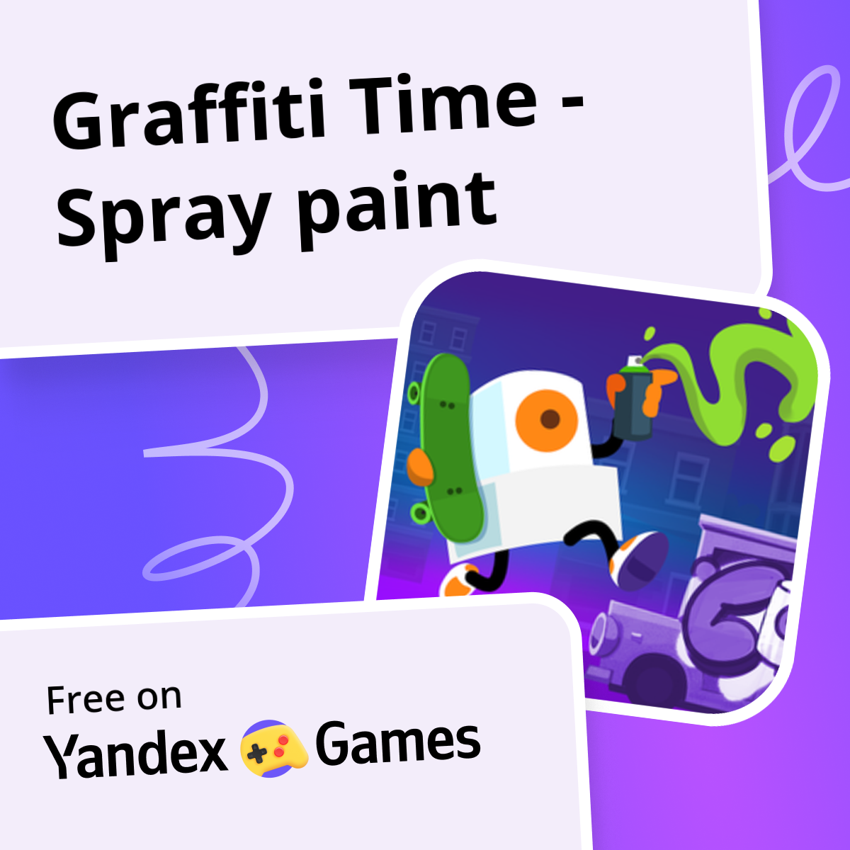 Graffiti Time - Spray paint (by Maksim Eliseenko) - play online for ...