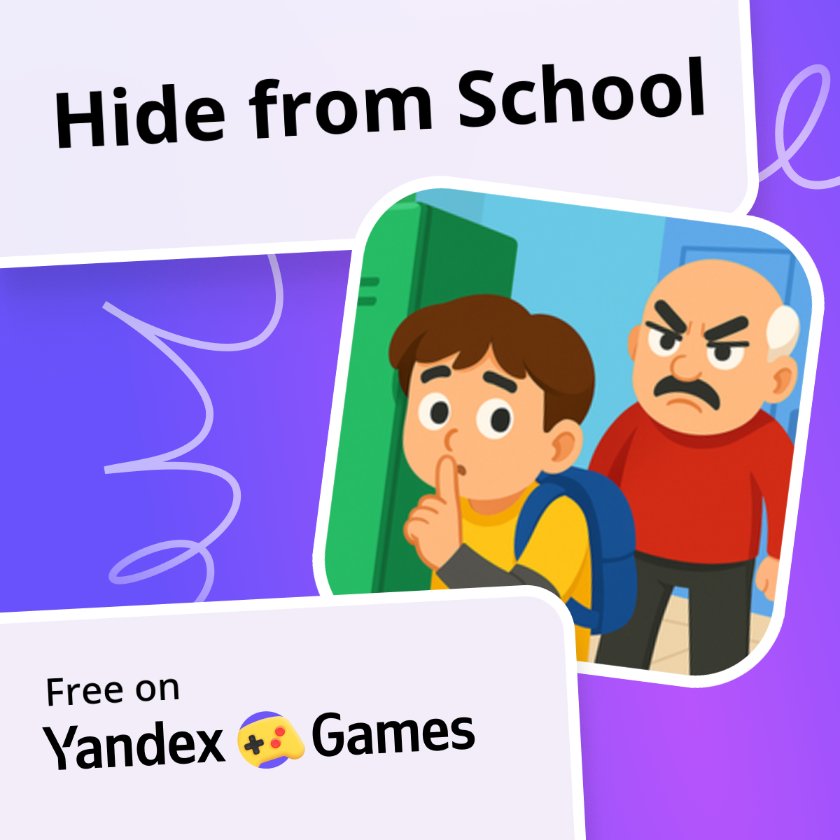 Hide from School - به صورت رایگان آنلاین در Yandex Games بازی کنید