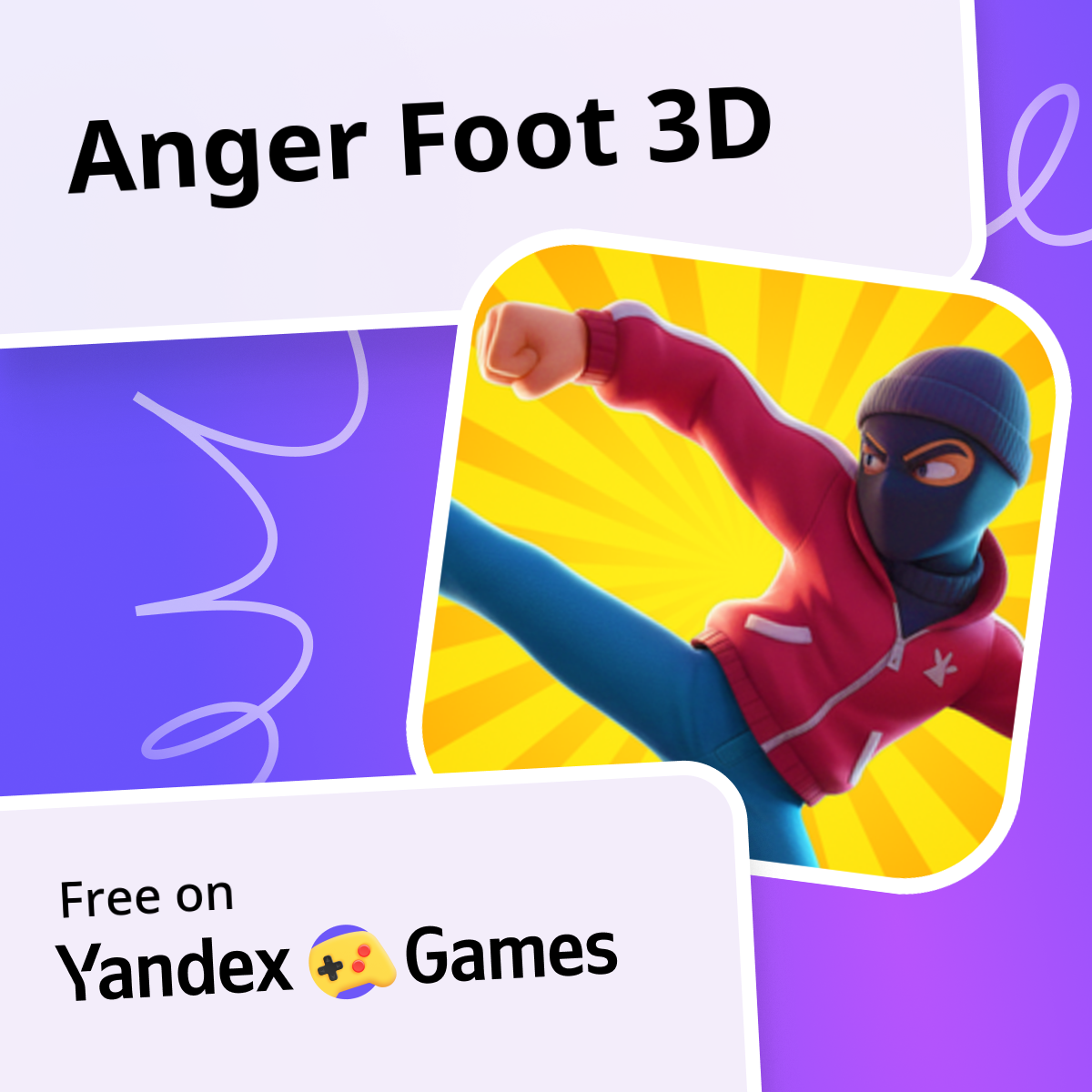 Anger Foot 3D (by Shakabuy) - play online for free on Yandex Games