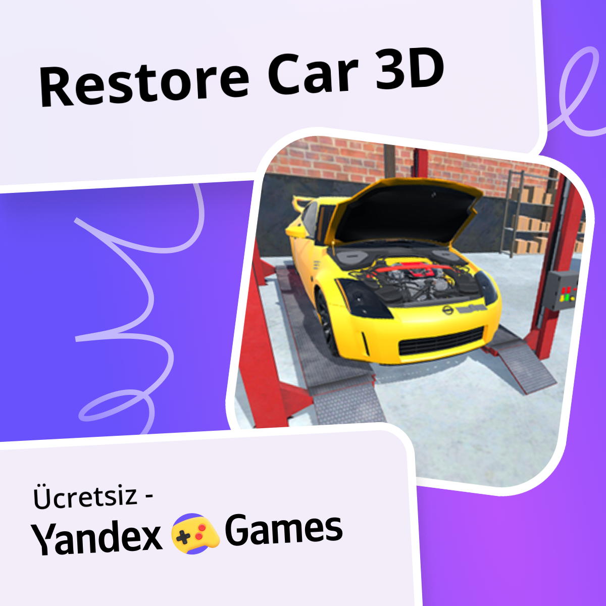 Restore Car 3D (ZoltanGames'den) - Yandex Games servisinde ücretsiz ...
