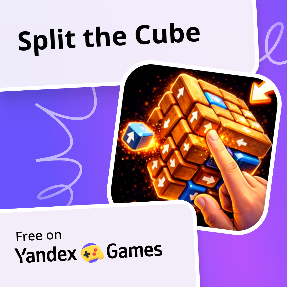 Split the Cube (by BRL Games) - play online for free on Yandex Games