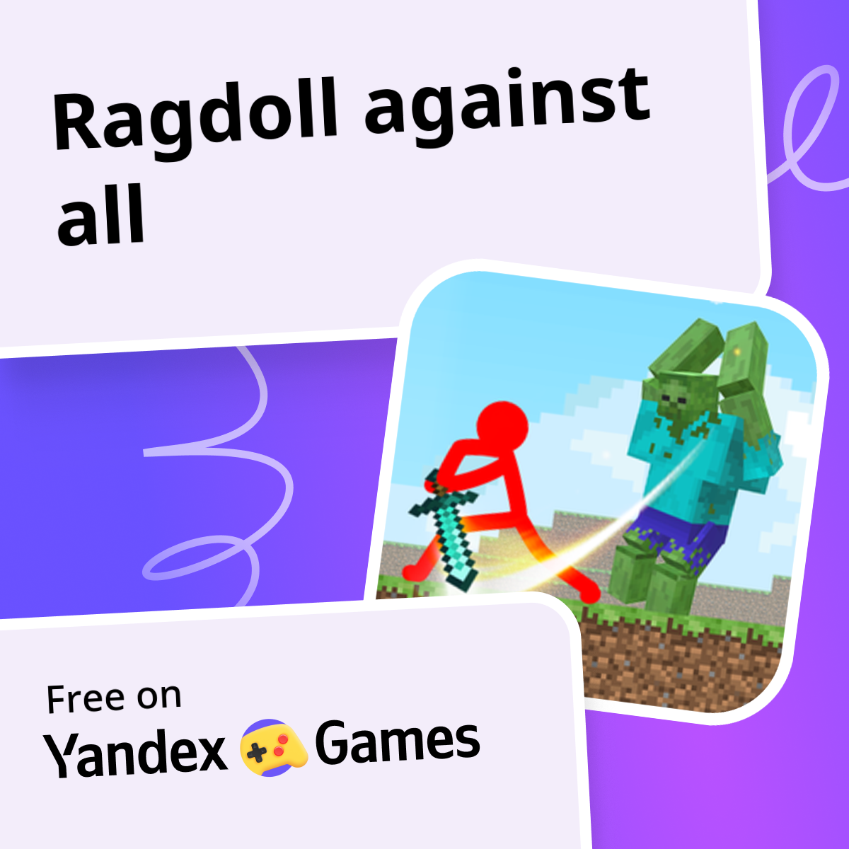 Ragdoll against all (by kushkamurka) - play online for free on Yandex Games
