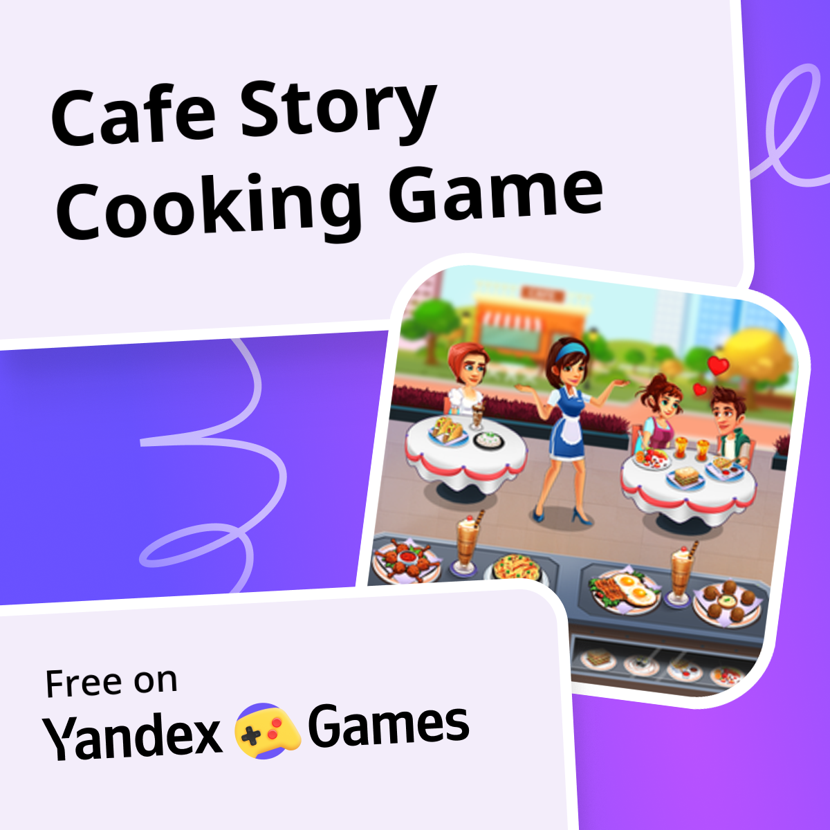 Cafe Story Cooking Game - play online for free on Yandex Games
