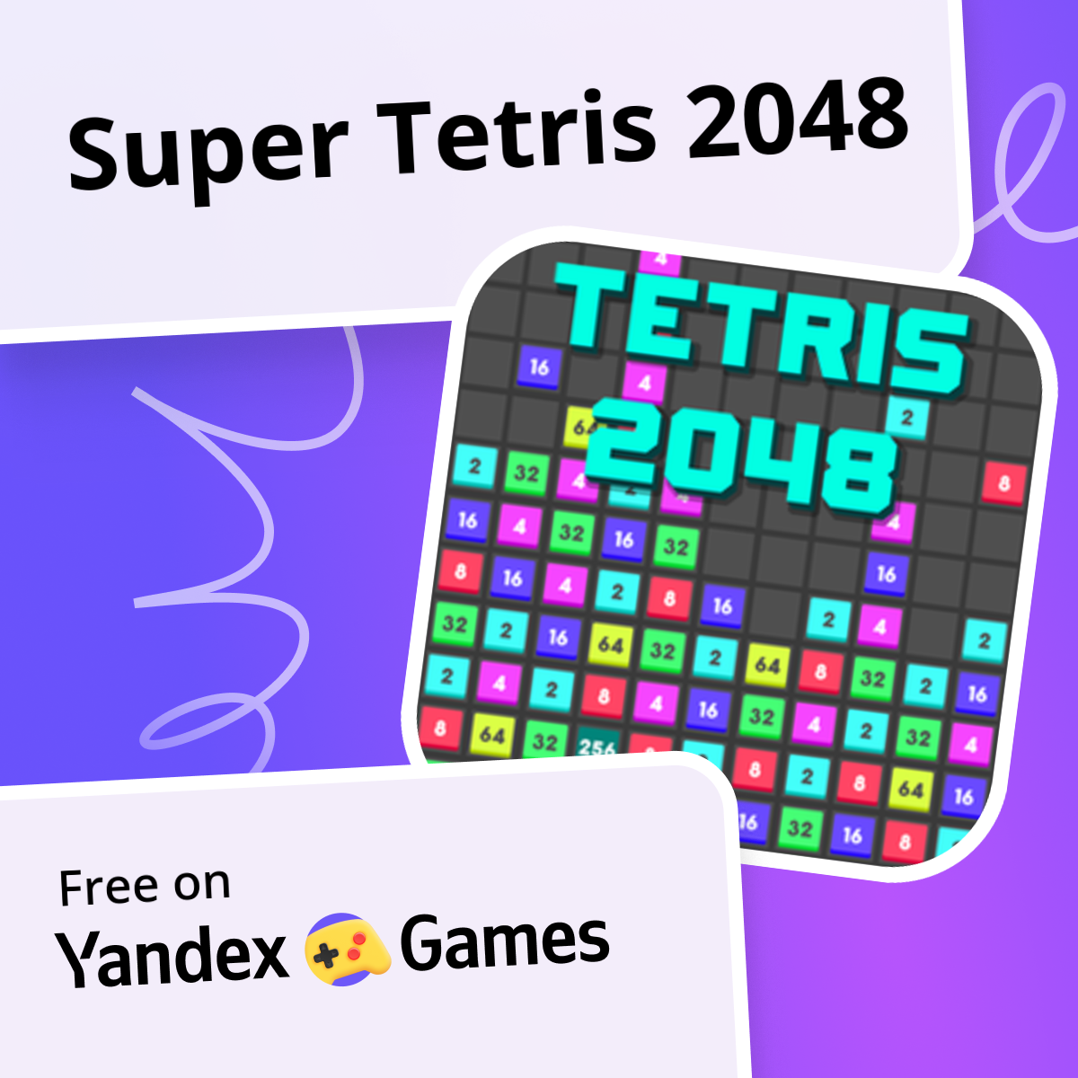 Super Tetris 2048 (من MyGameMyRules) - العب على الإنترنت مجانًا على Yandex Games