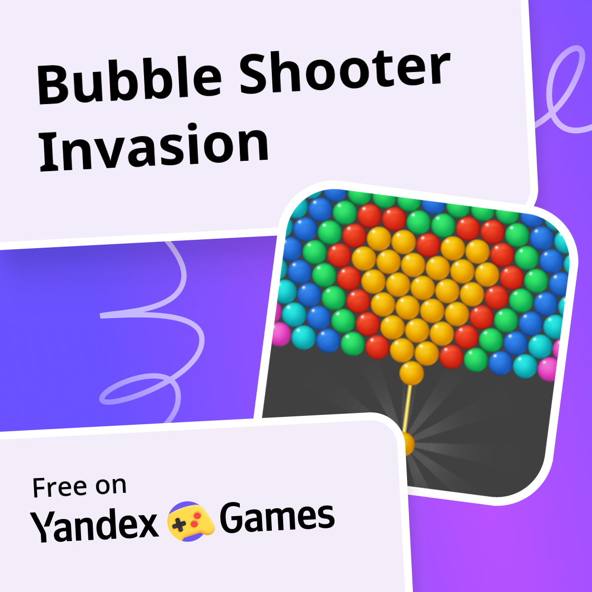 Bubble Shooter Invasion (by Addictive Games) - play online for free on Yandex Games
