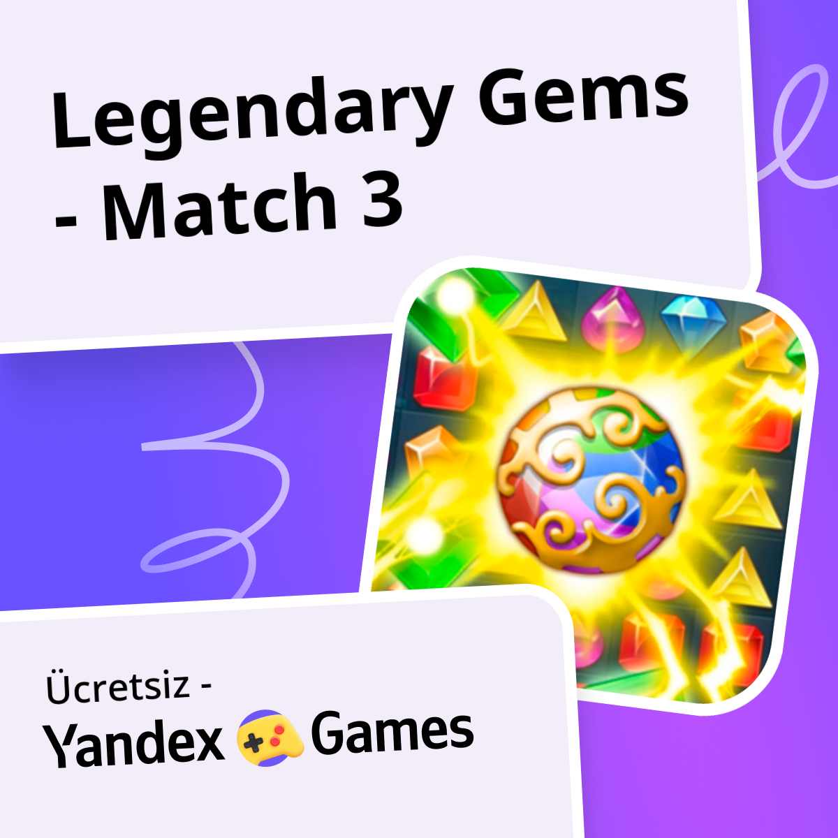 Legendary Gems - Match 3 (ZettaZed'den) - Yandex Games servisinde ...