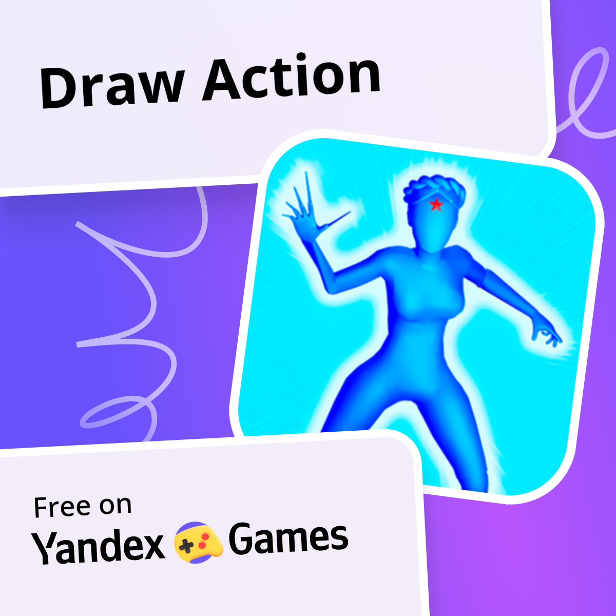 Draw Action - play online for free on Yandex Games