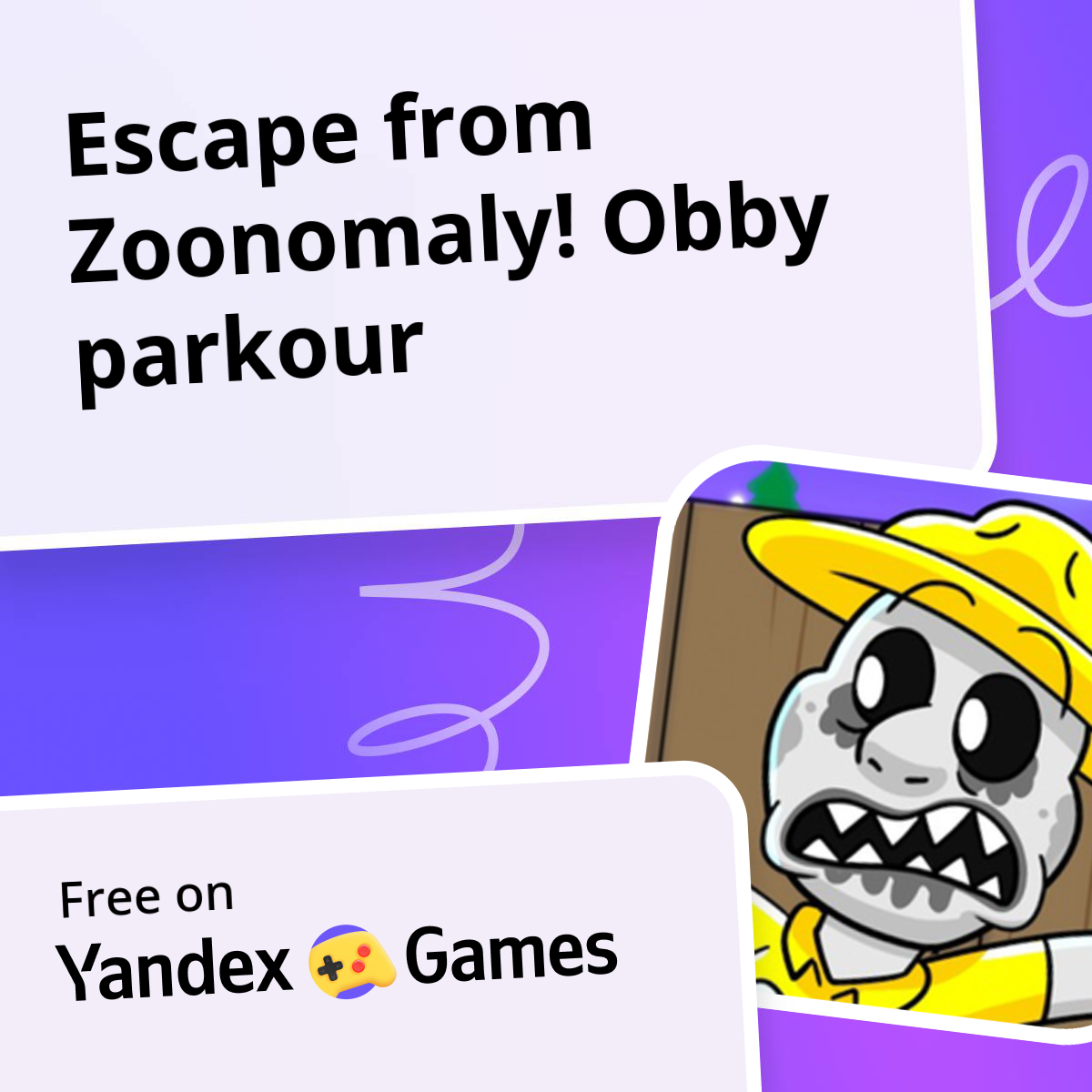 Escape from Zoonomaly! Obby parkour - play online for free on Yandex Games