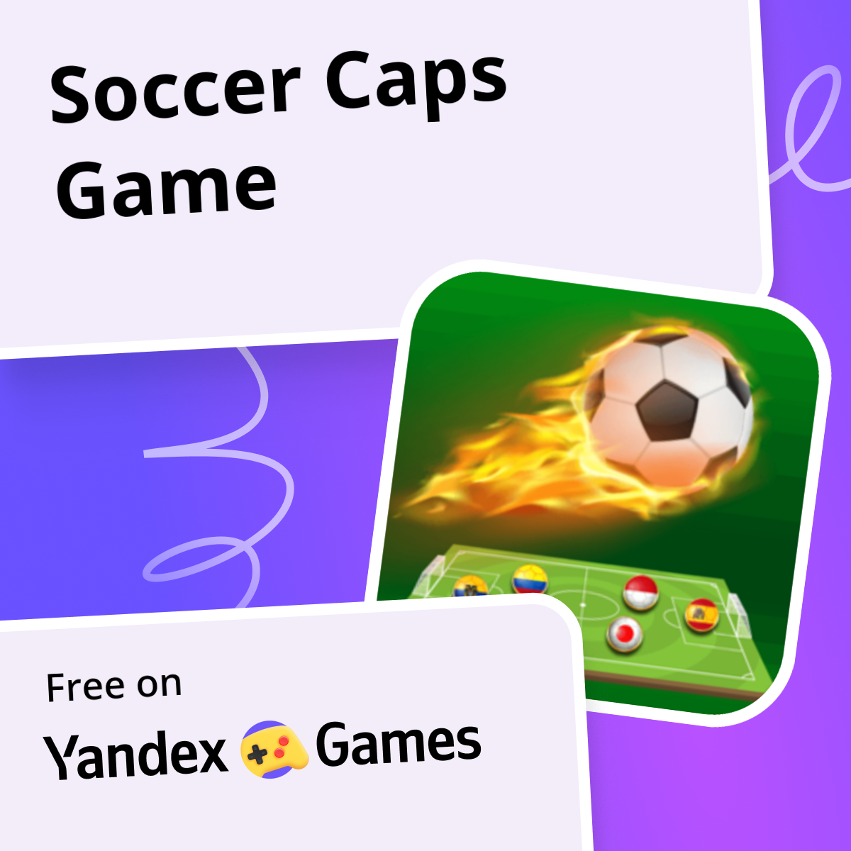 Soccer Caps Game - play online for free on Yandex Games