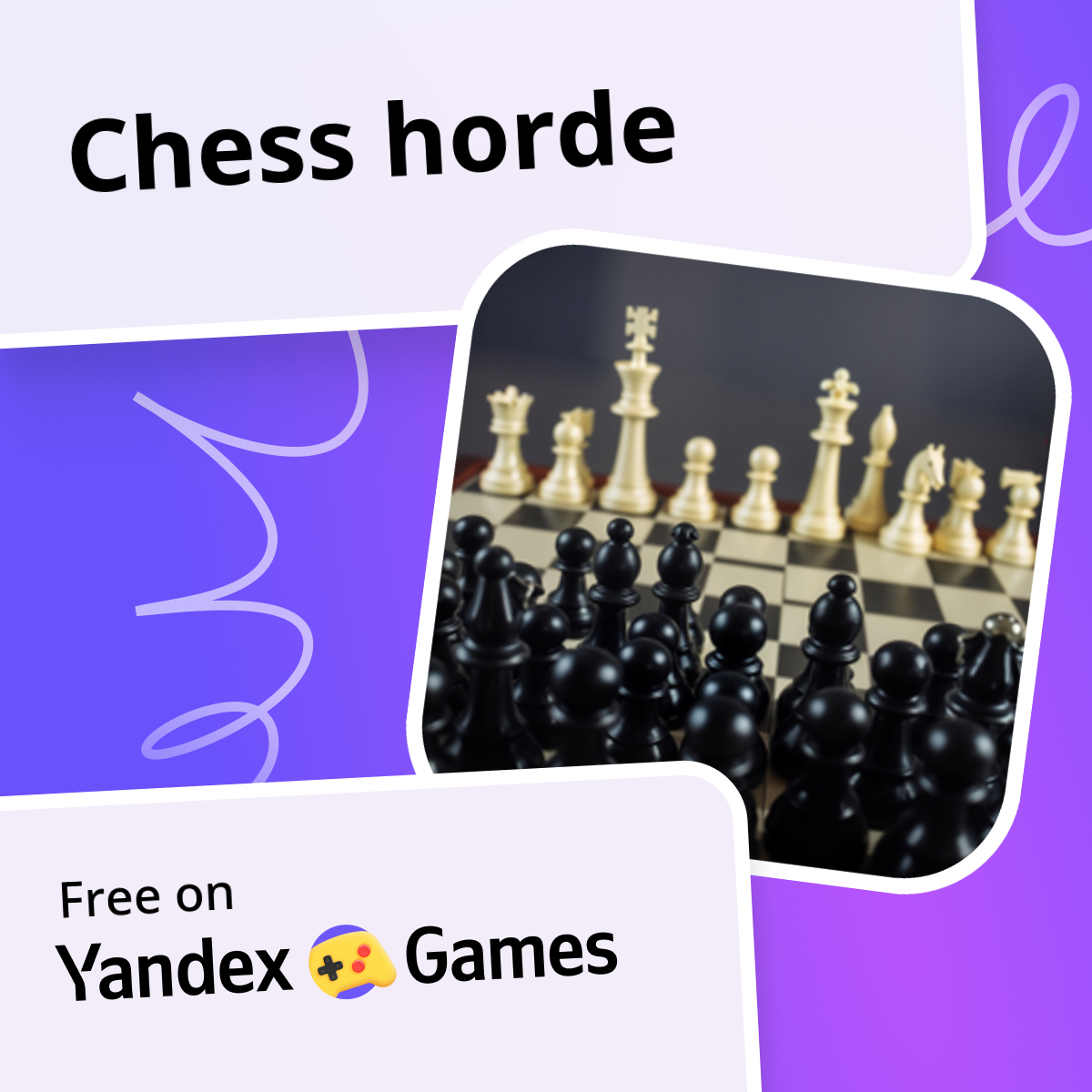 Chess horde (by shahgejm) - play online for free on Yandex Games