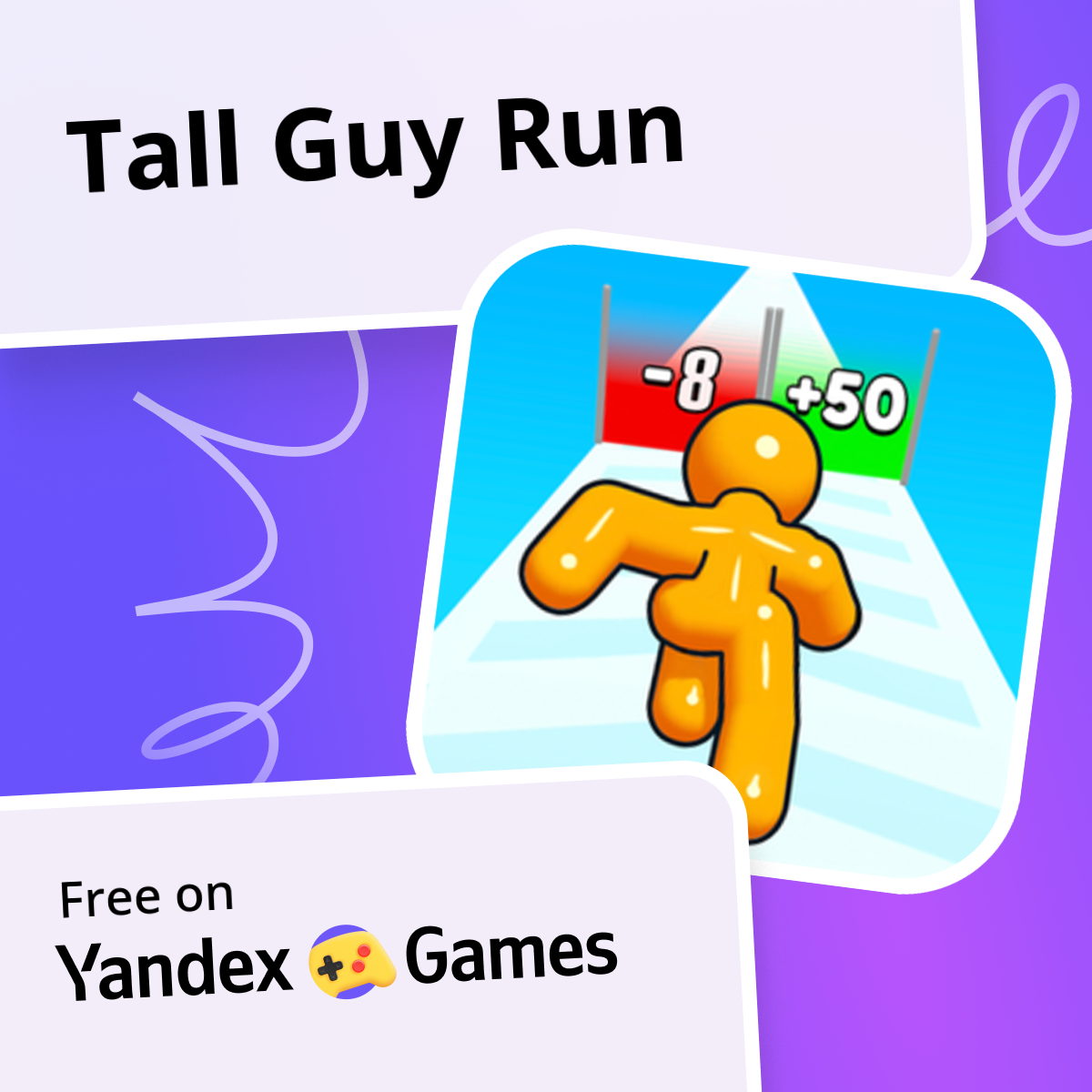 Tall Guy Run (by C Games) - play online for free on Yandex Games