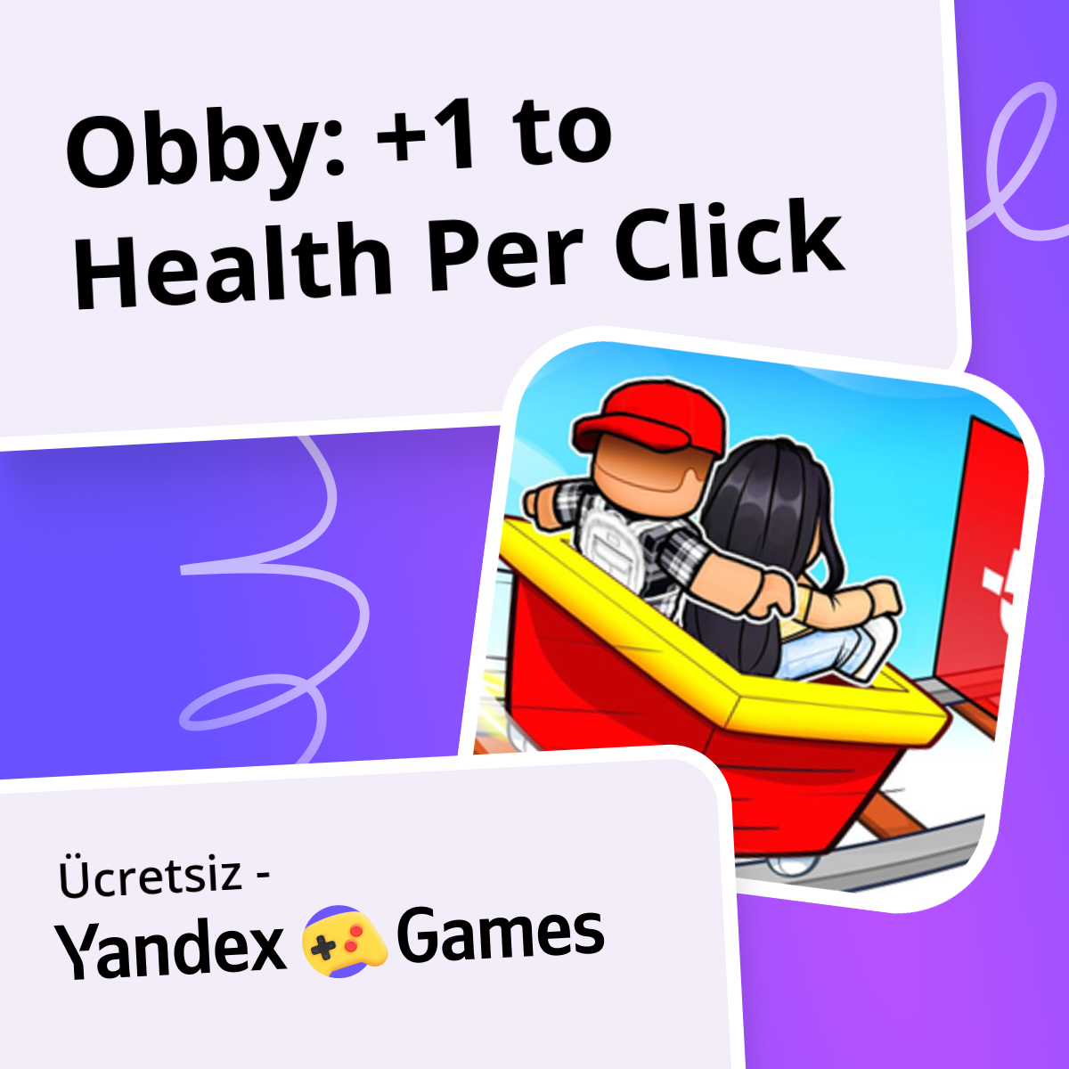 Obby: +1 to Health Per Click (AquaGames'den) - Yandex Games servisinde ...