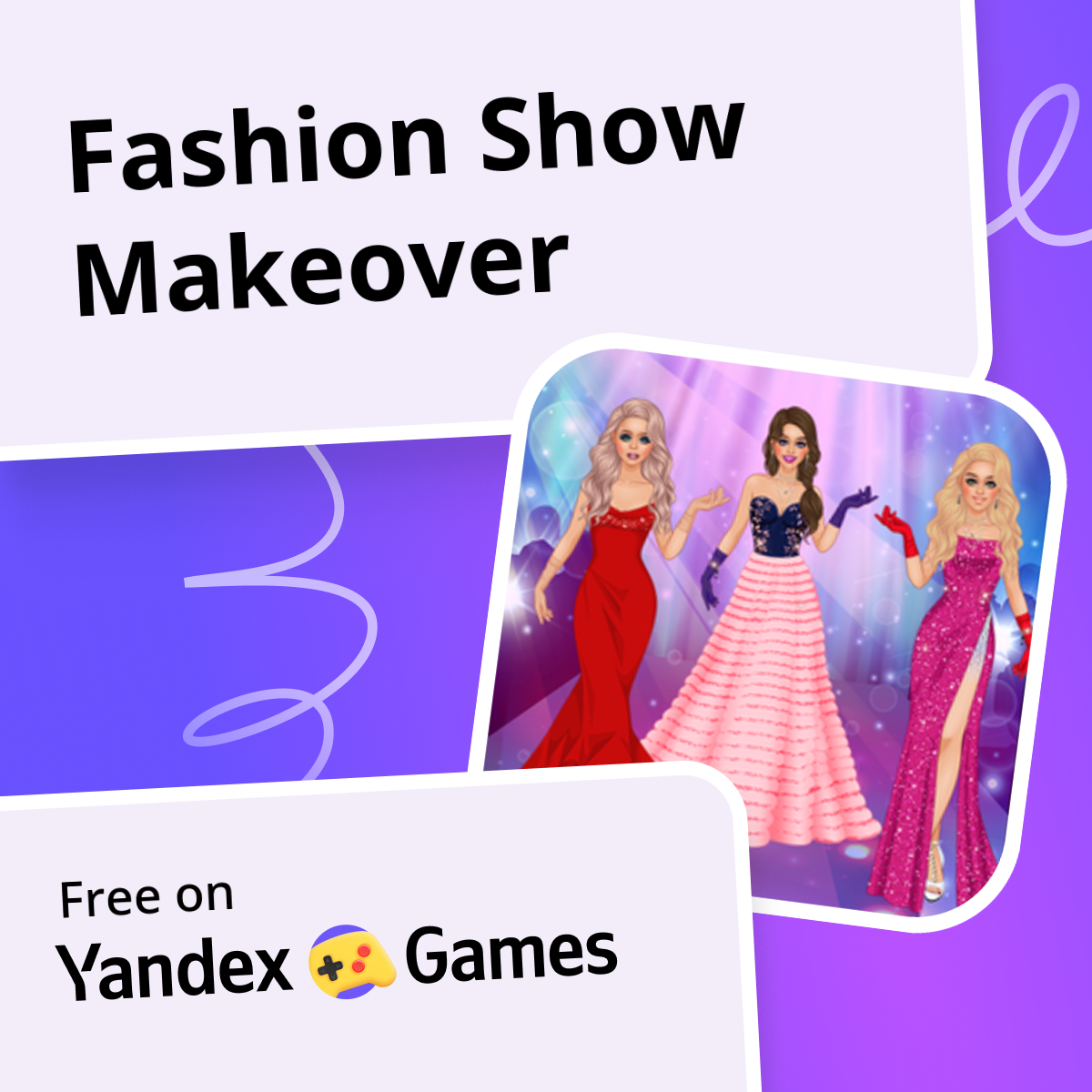 Fashion Show Makeover - play online for free on Yandex Games