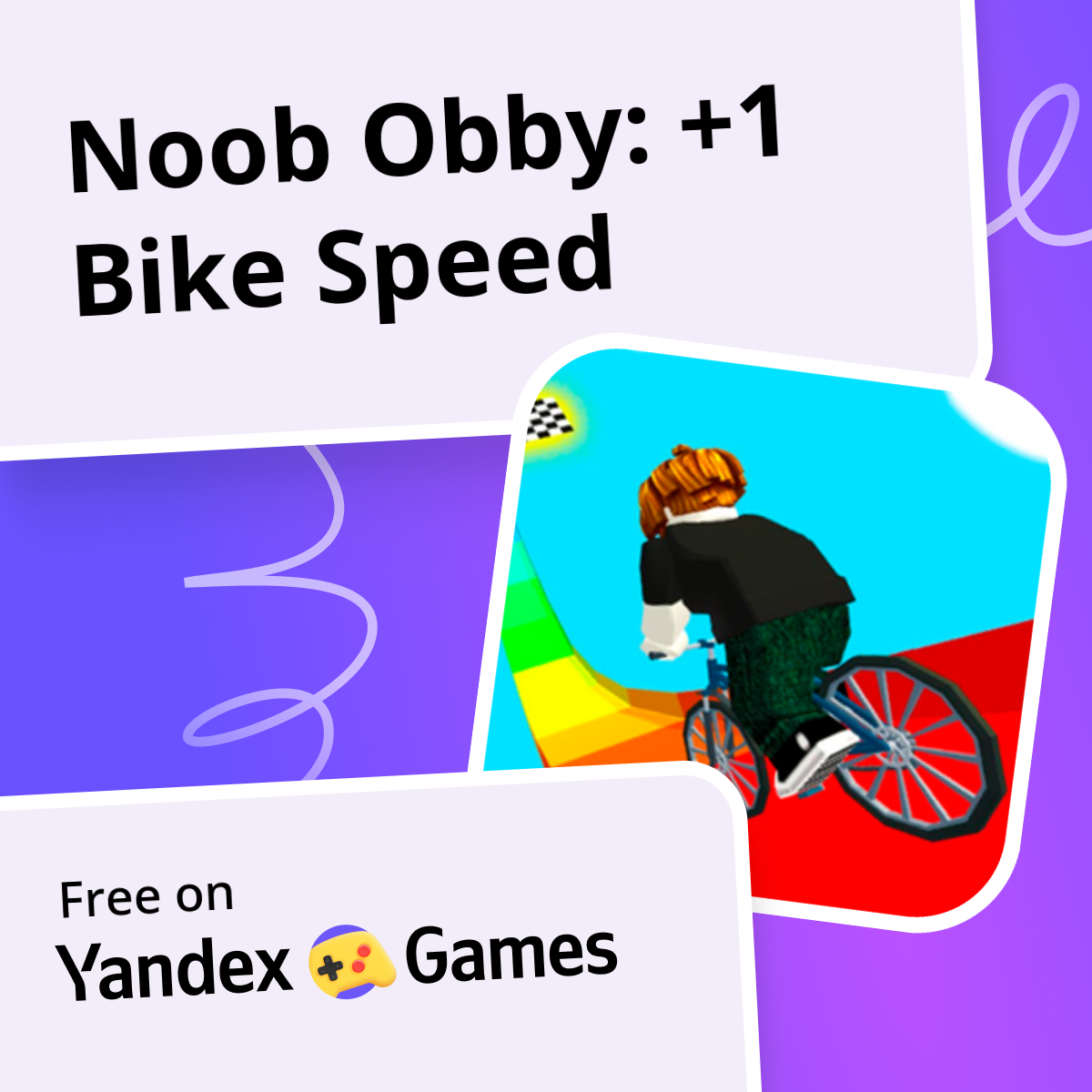 Noob Obby: +1 Bike Speed (by Makhonin) - play online for free on Yandex ...