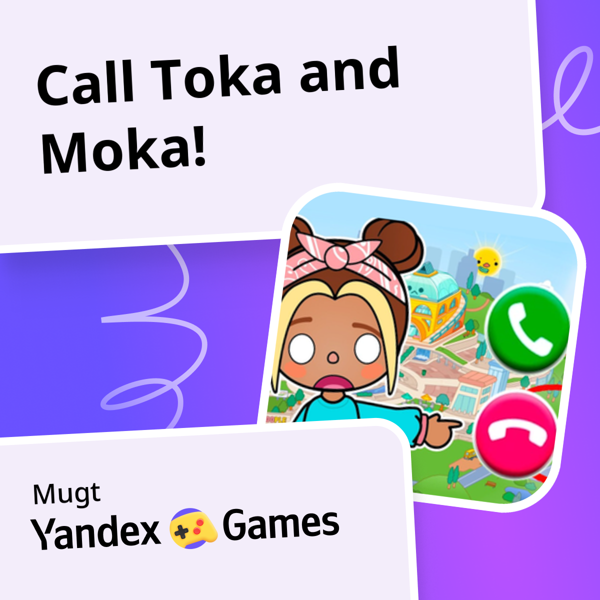 Call Toka and Moka! (Trendovye tarapyndan) - Yandex Games on-da mugt oýnaň