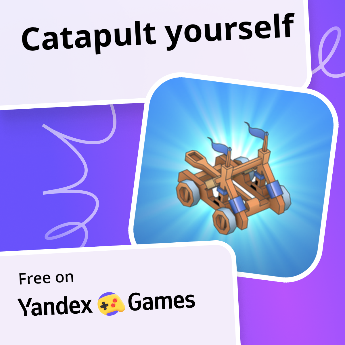 Catapult yourself - play online for free on Yandex Games