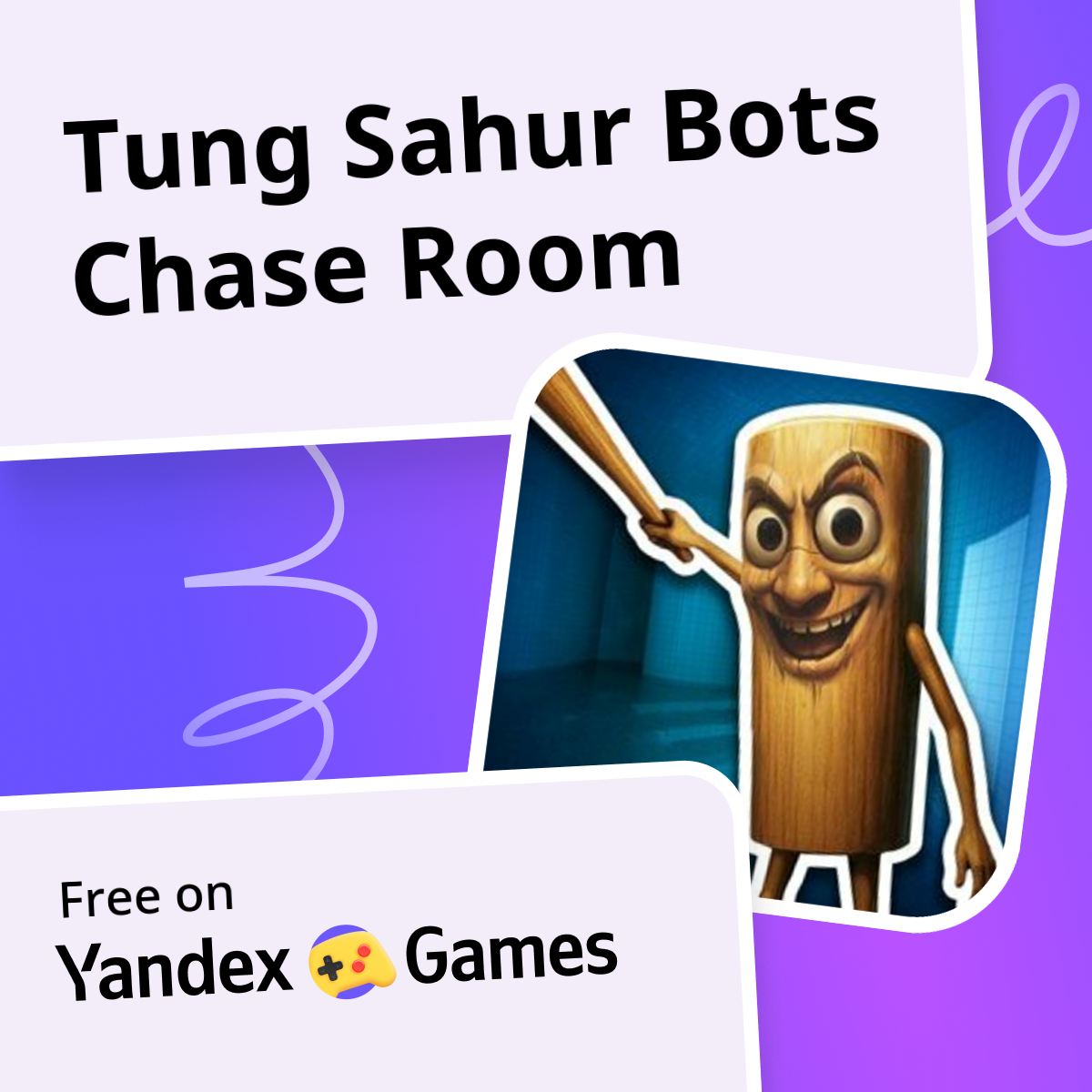 Tung Sahur Bots Chase Room (by CyberNex Studios) - play online for free on Yandex Games