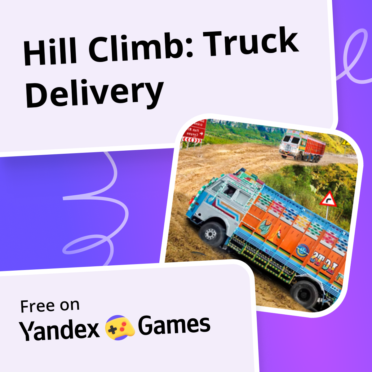 Hill Climb: Truck Delivery - play online for free on Yandex Games