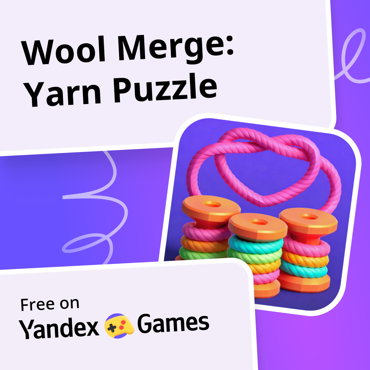 Wool Merge: Yarn Puzzle (by Yodomi) - play online for free on Yandex Games