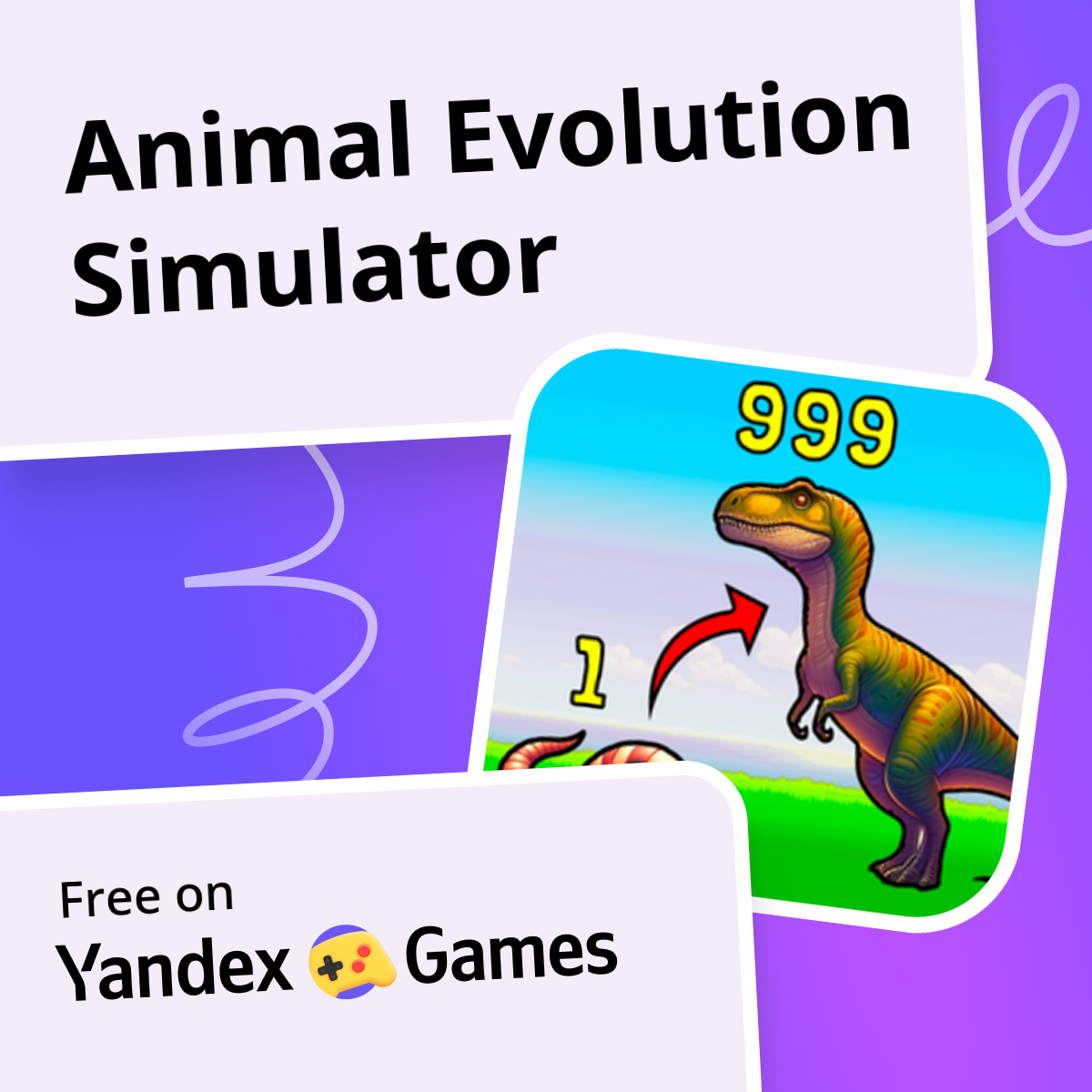 Animal Evolution Simulator (من Korgi Studio) - العب على الإنترنت مجانًا على Yandex Games