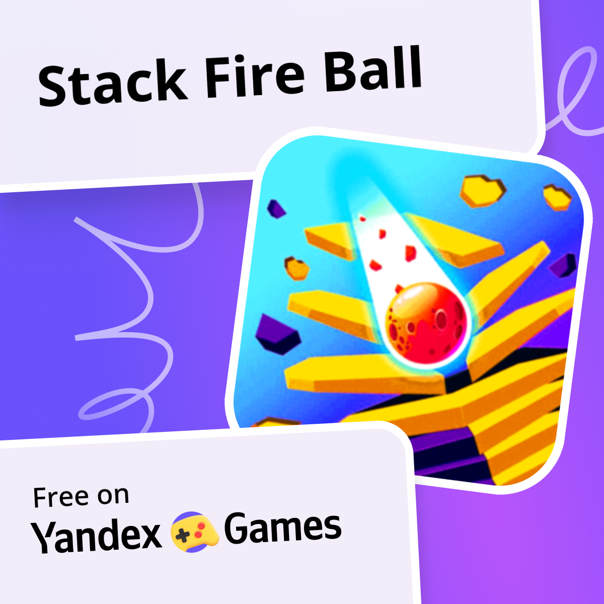 Stack Fire Ball (by JulGames) - play online for free on Yandex Games
