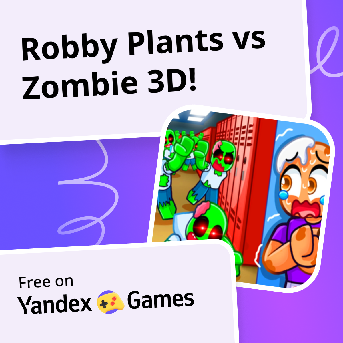 Robby Plants vs Zombie 3D! (by Milocre) - play online for free on Yandex Games