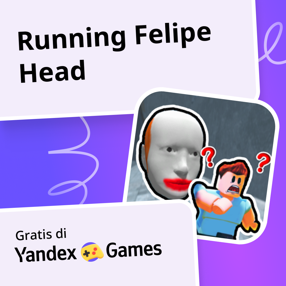 Running Felipe Head - main online gratis di Yandex Games
