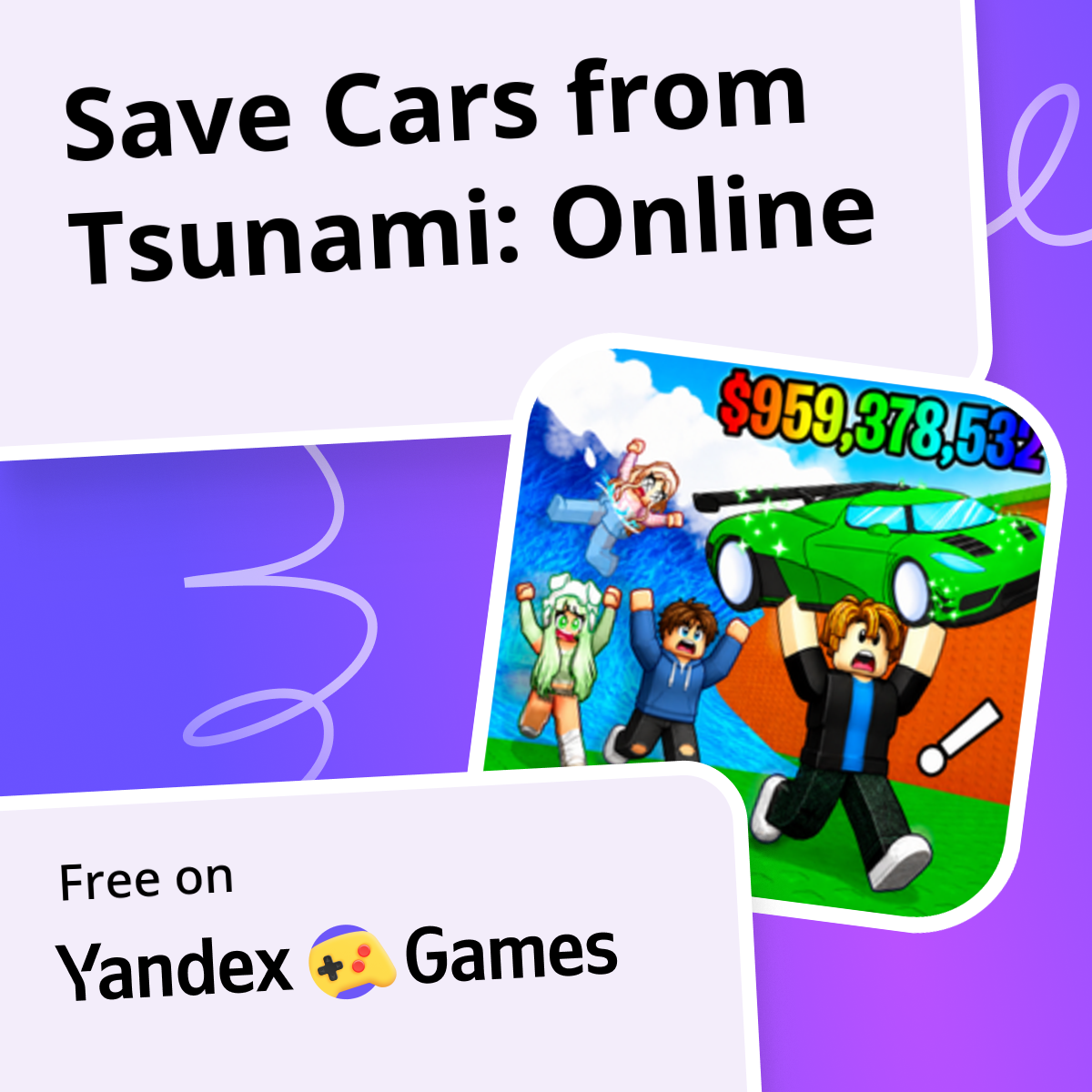 Save Cars from Tsunami: Online - play online for free on Yandex Games