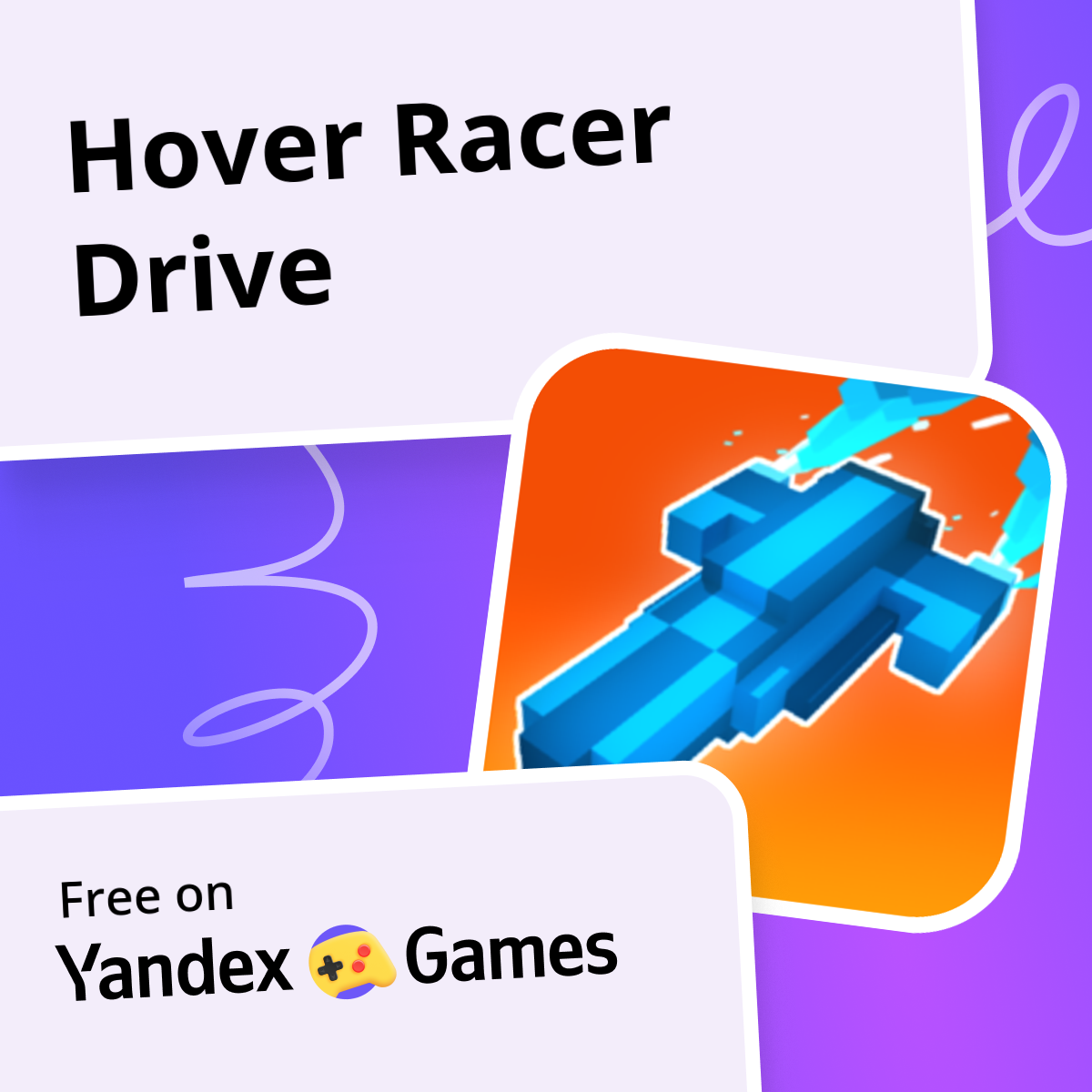 Hover Racer Drive (by ManyBits) - play online for free on Yandex Games