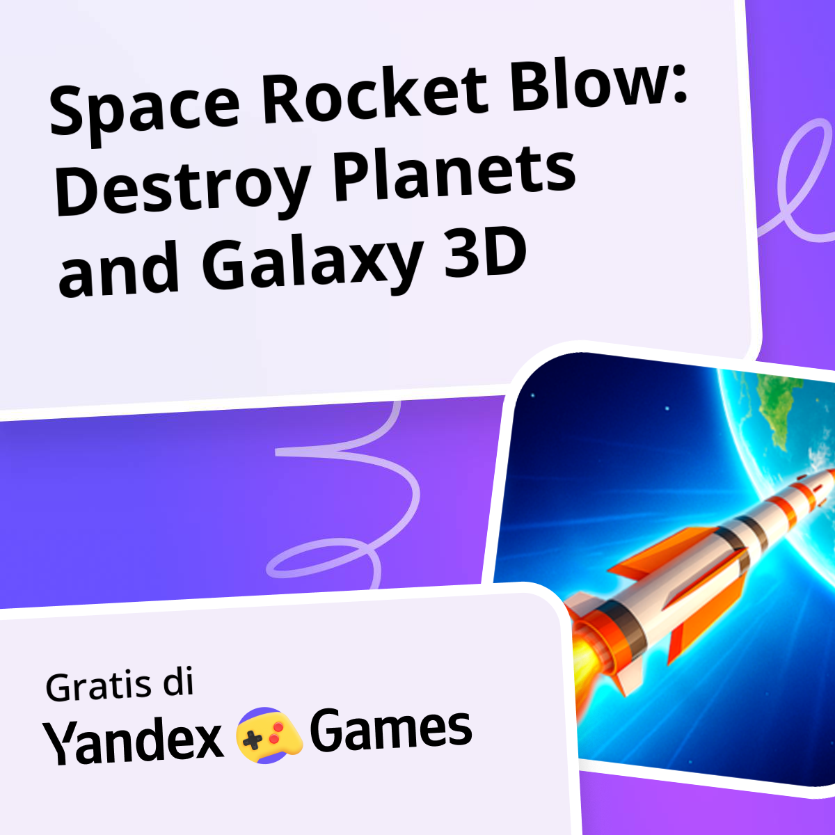 Rocket Blow: Destroy Planet in the Space 3D (oleh 4U Games)- mainkan ...