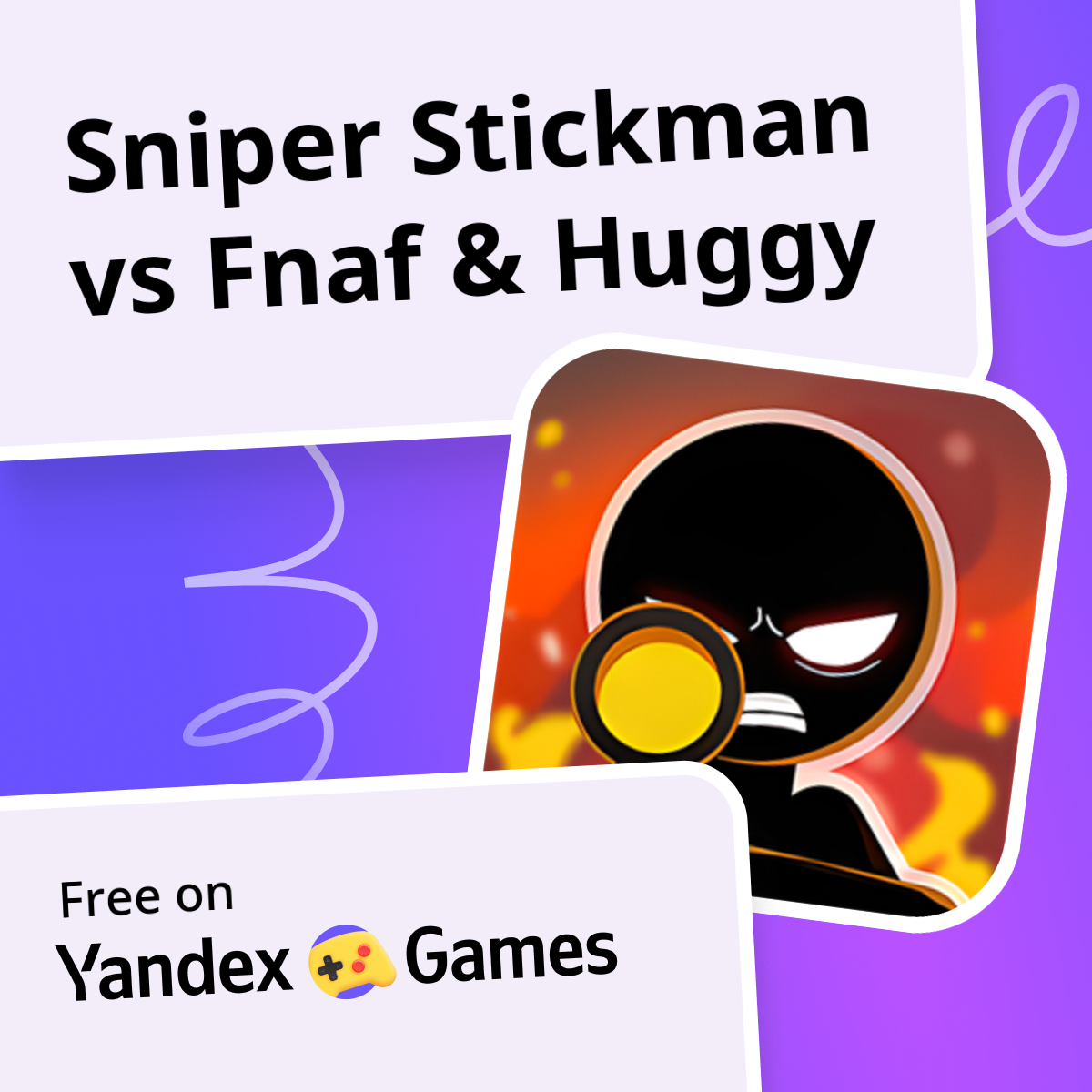 Sniper Stickman vs Fnaf & Huggy - play online for free on Yandex Games